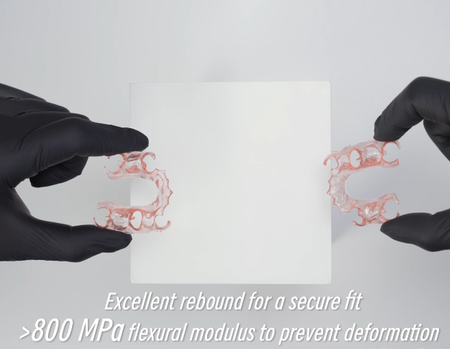 HeyGears-High Transparency-Flexible Denture Solution