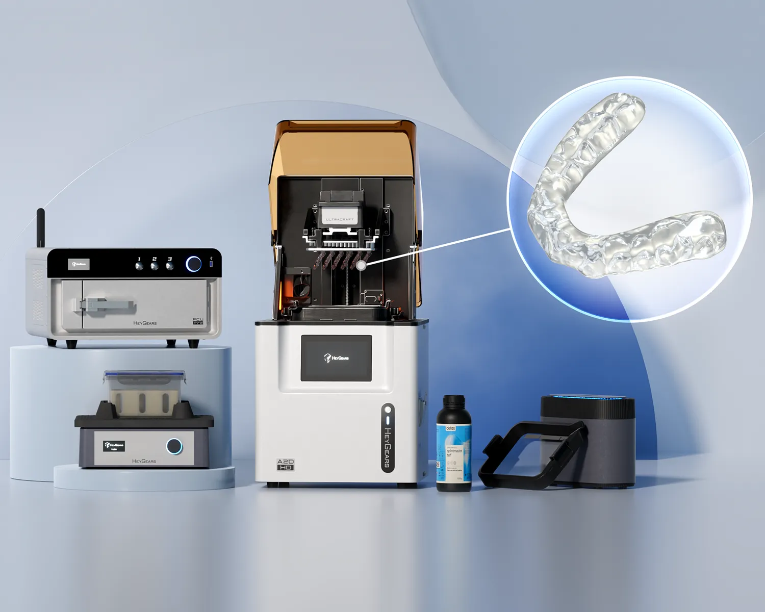 HeyGears-Double-Sided High-Transparency Splint Solution